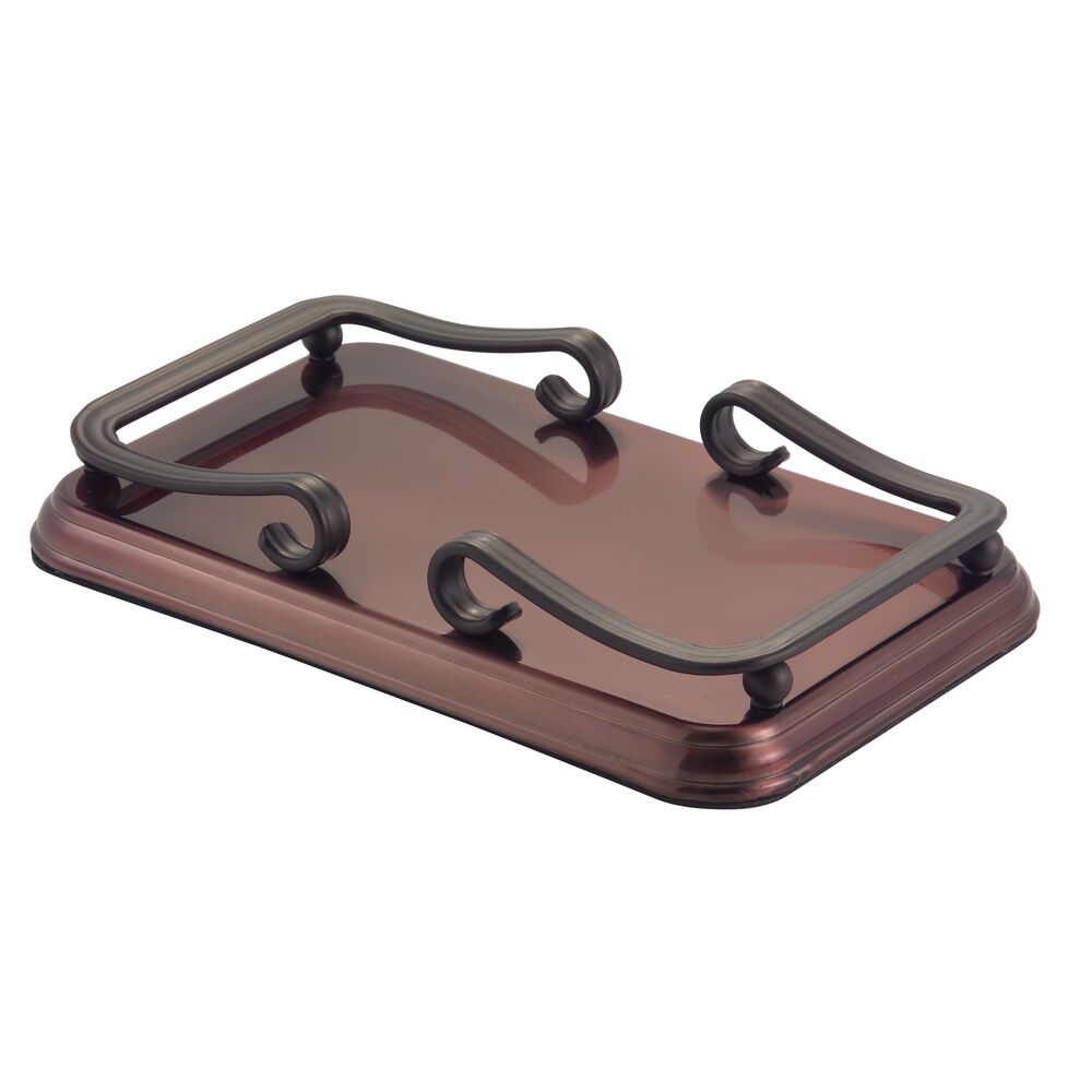 mDesign Guest Disposable Paper Hand Towel Storage Tray Dispenser for ...